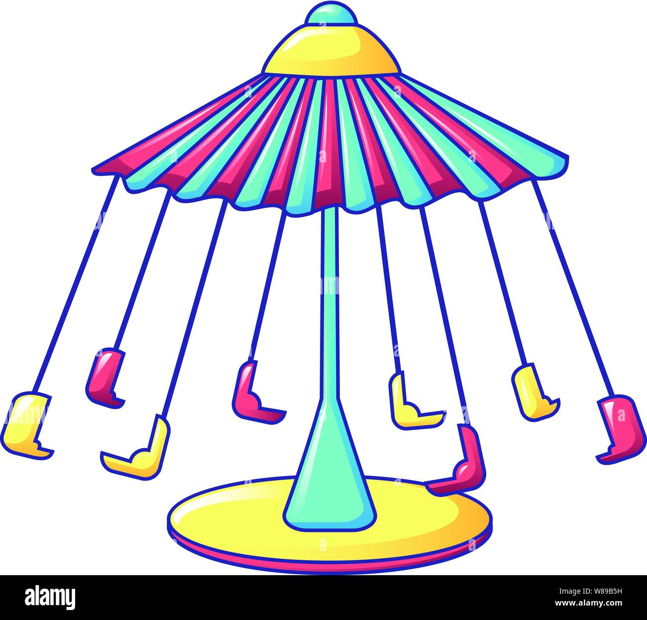 Classic carousel icon, cartoon style Stock Vector Image & Art - Alamy