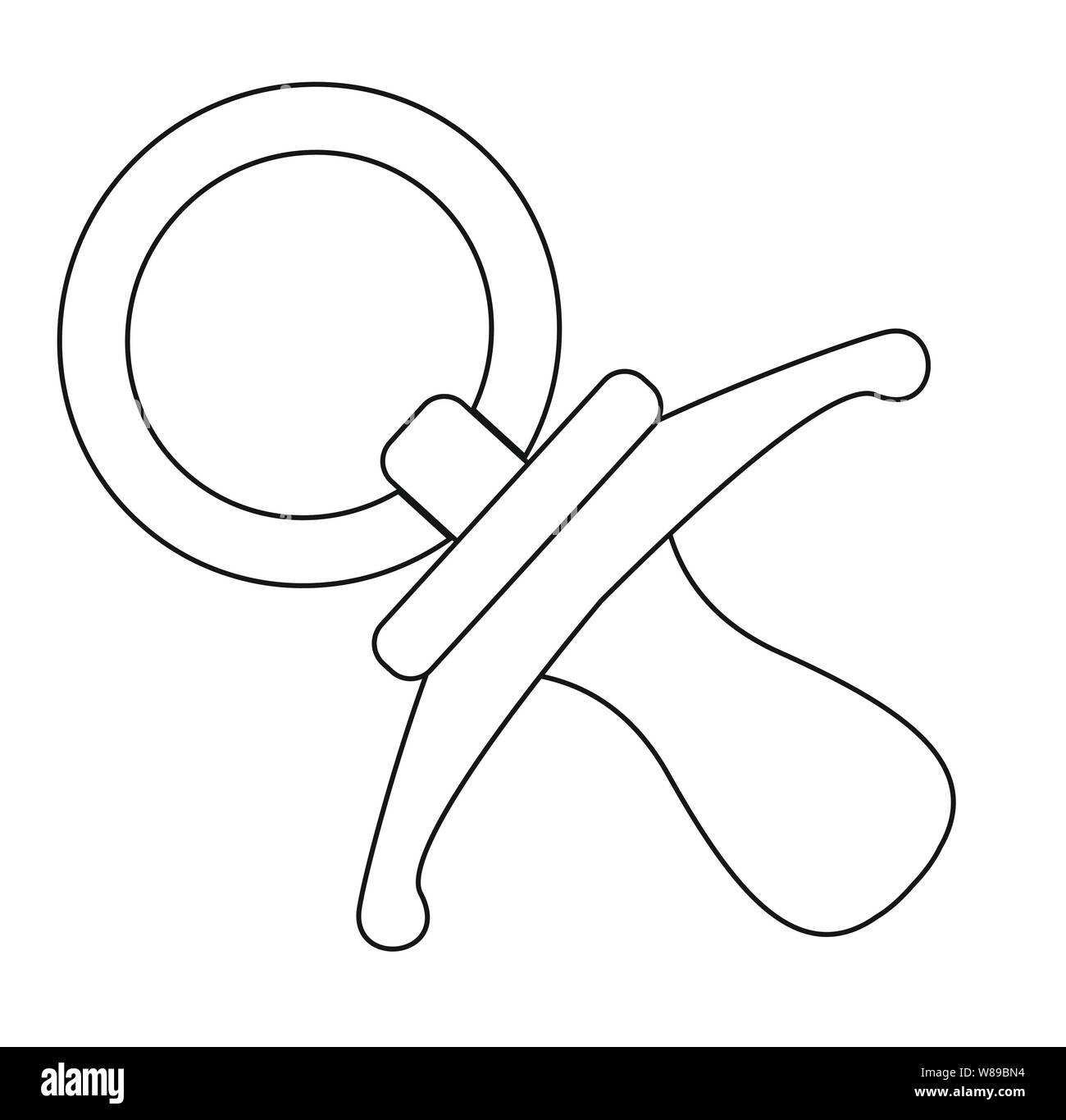 Babies dummy Cut Out Stock Images & Pictures - Alamy