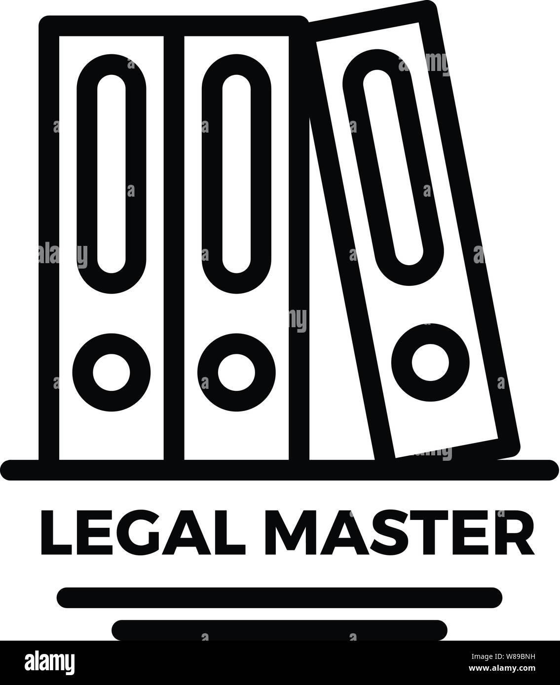 Legal master folder icon, outline style Stock Vector Image & Art - Alamy