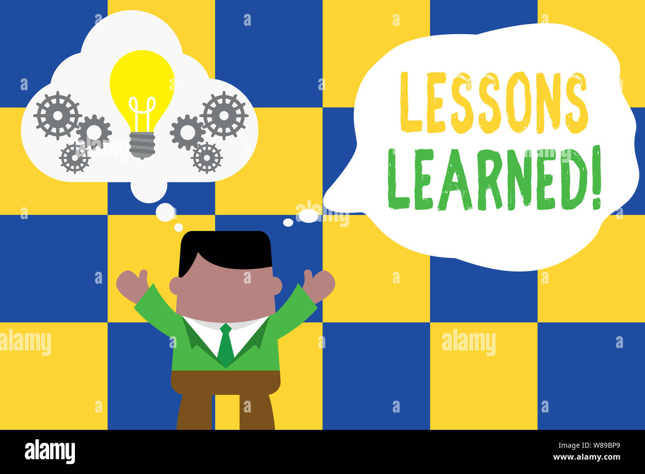 Conceptual hand writing showing Lessons Learned. Concept meaning ...