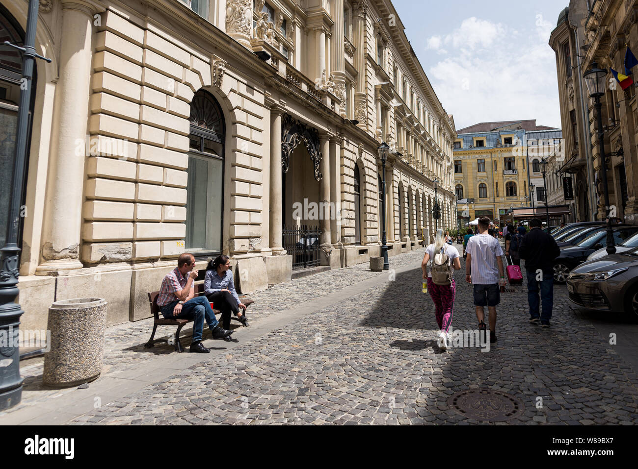 Old town bucharest hi-res stock photography and images - Alamy