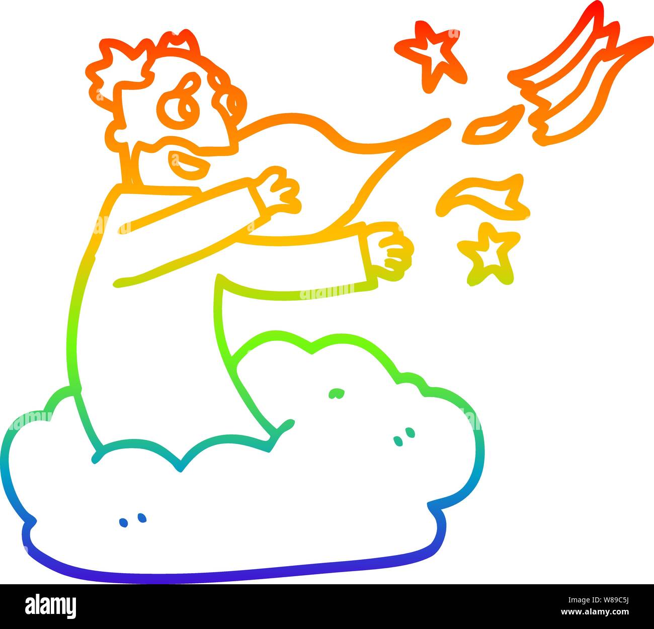 God creating universe Stock Vector Images - Alamy