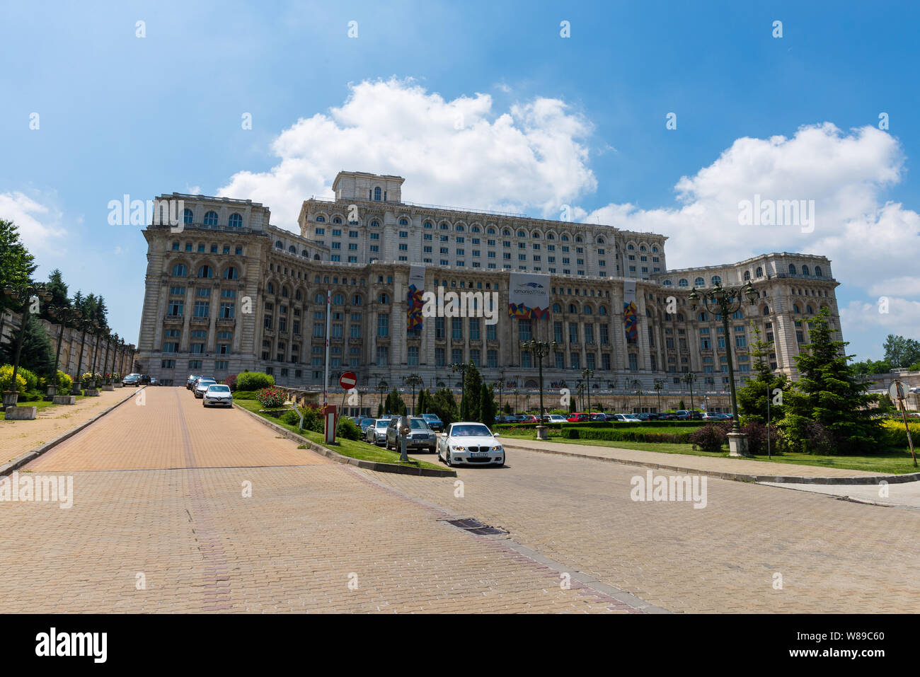 Located in central Bucharest, the Palace of the Parliament was built in ...