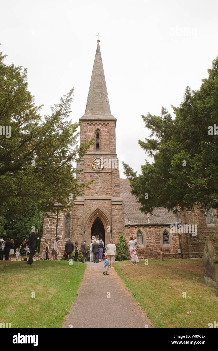 English Village Church Stock Photo - Alamy