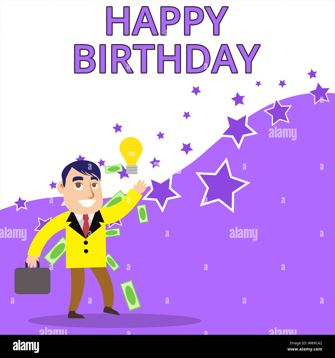 Text sign showing Happy Birthday. Business photo text The birth ...