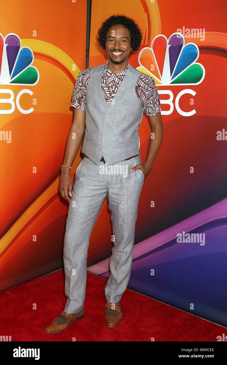 Beverly Hills, CA. 8th Aug, 2019. Samba Schutte at arrivals for NBC ...