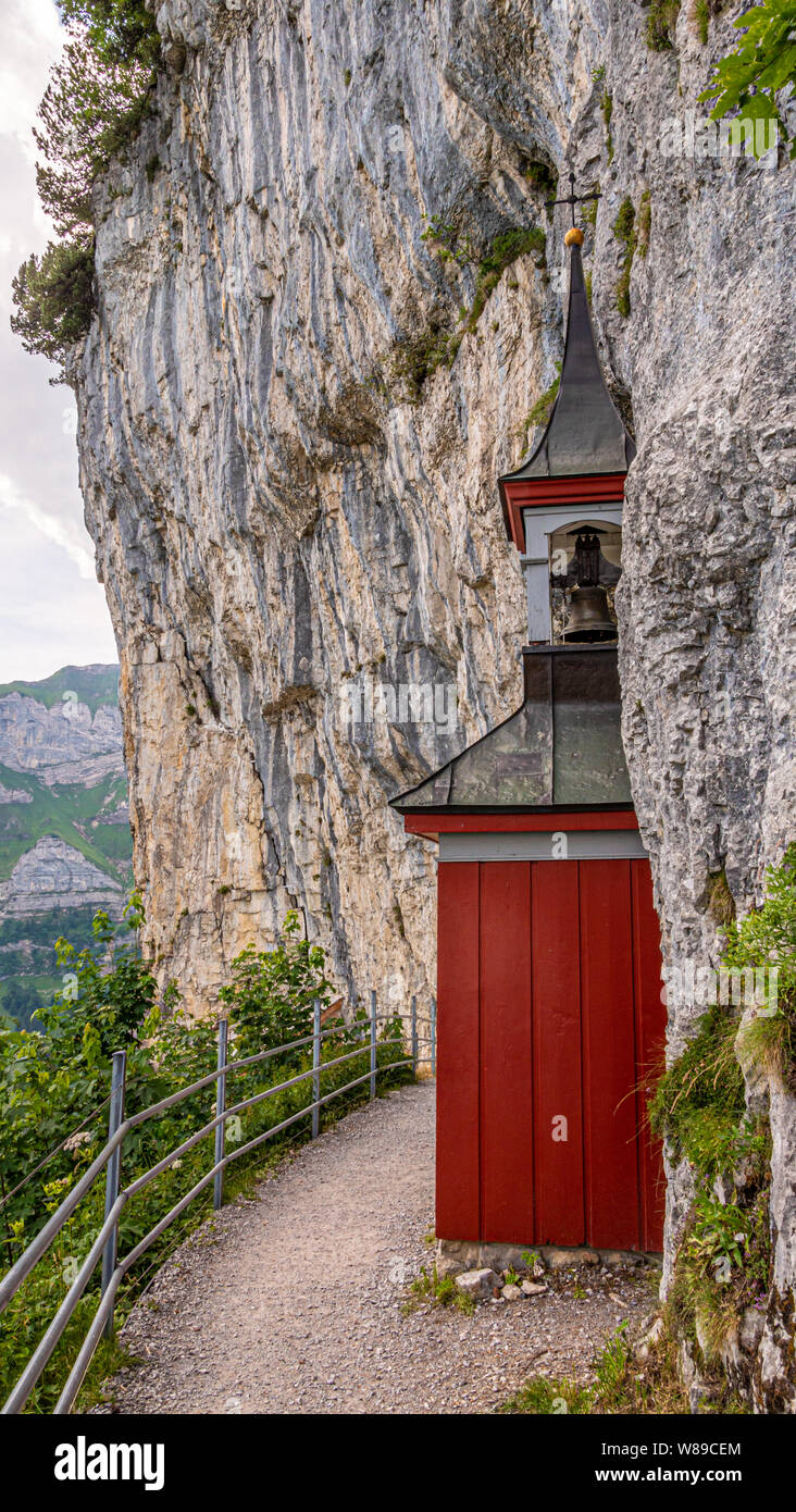 St Michaels Chapel at Wildkirchli in Switzerland - travel photography ...