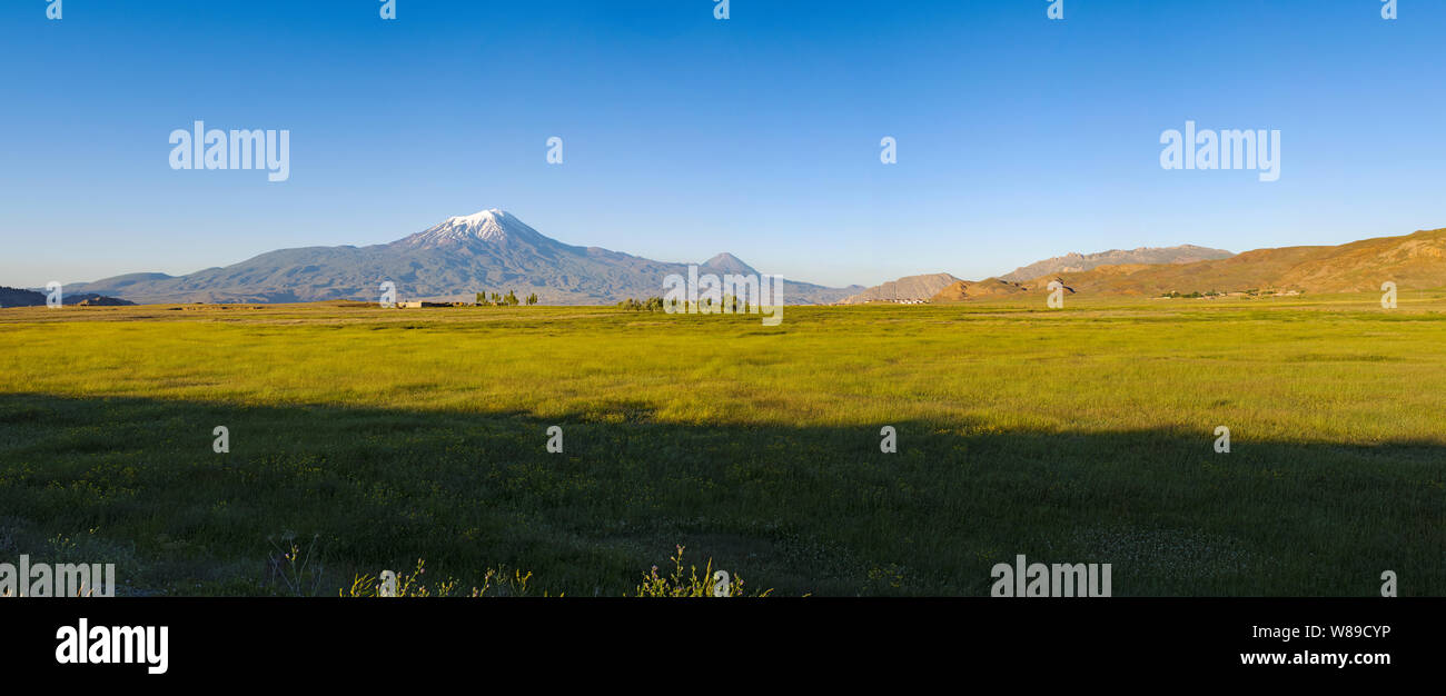 Mount Ararat, Agri Dagi, the highest mountain in the extreme east of ...