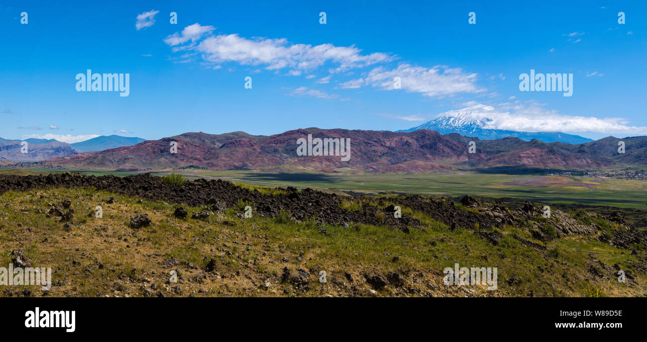 Mount Ararat, Agri Dagi, the highest mountain in the extreme east of ...