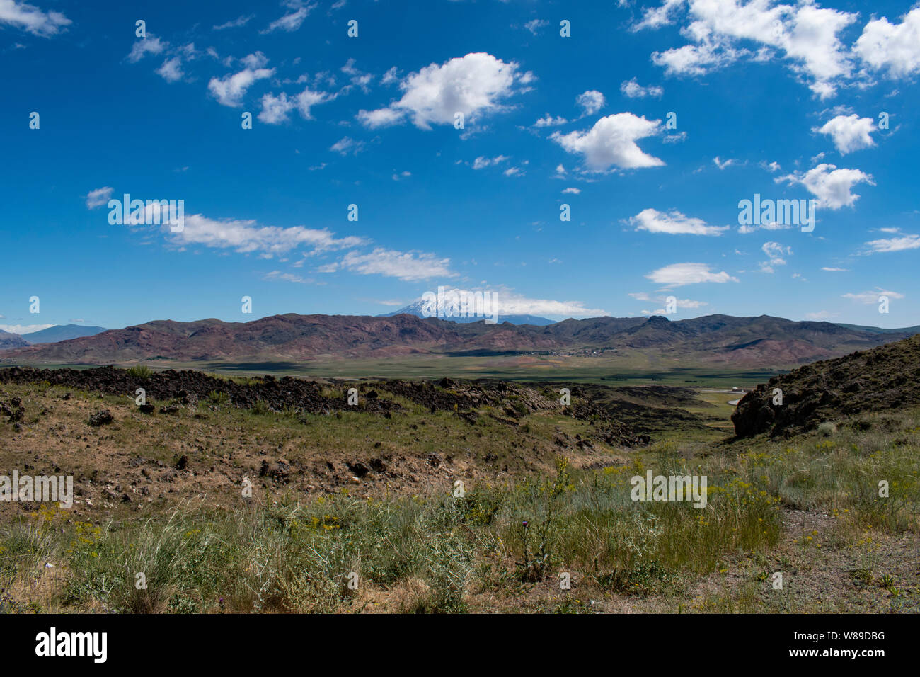 Mount Ararat, Agri Dagi, the highest mountain in the extreme east of ...