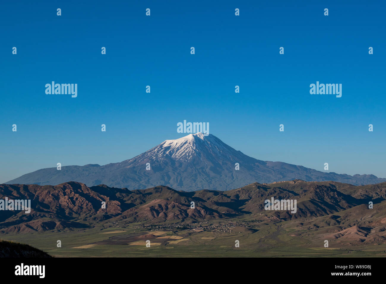 Mount Ararat, Agri Dagi, the highest mountain in the extreme east of ...