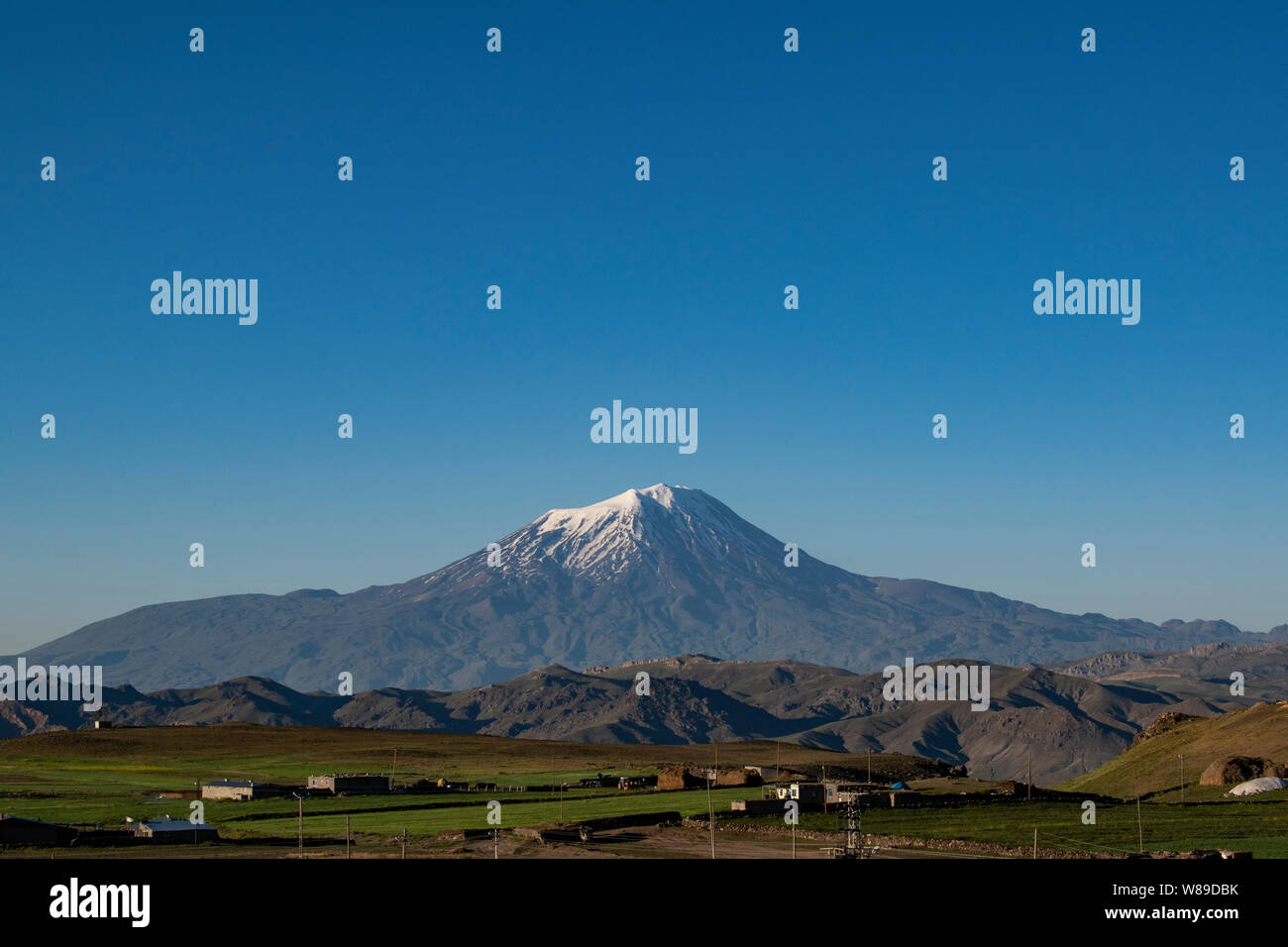 Mount Ararat, Agri Dagi, the highest mountain in the extreme east of ...