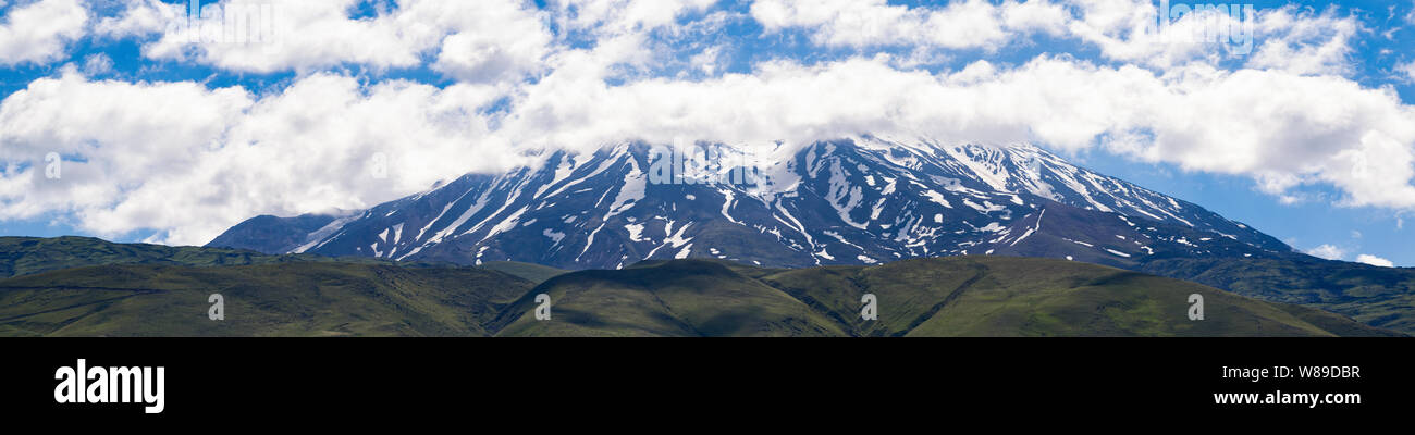Mount Ararat, Agri Dagi, the highest mountain in the extreme east of ...