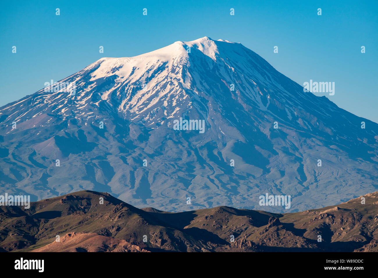 Mount Ararat, Agri Dagi, the highest mountain in the extreme east of ...