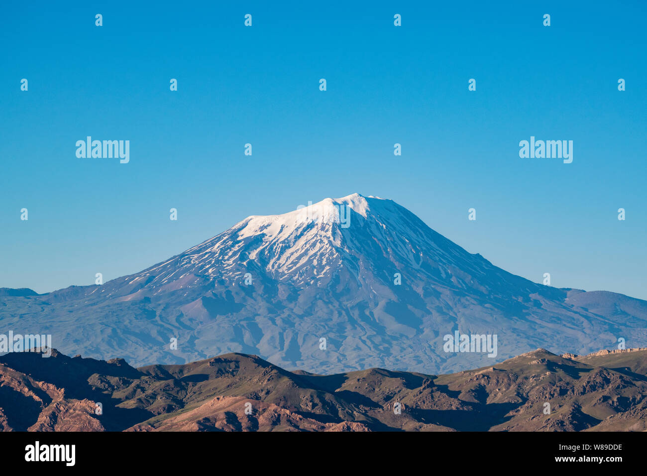 Mount Ararat, Agri Dagi, the highest mountain in the extreme east of ...