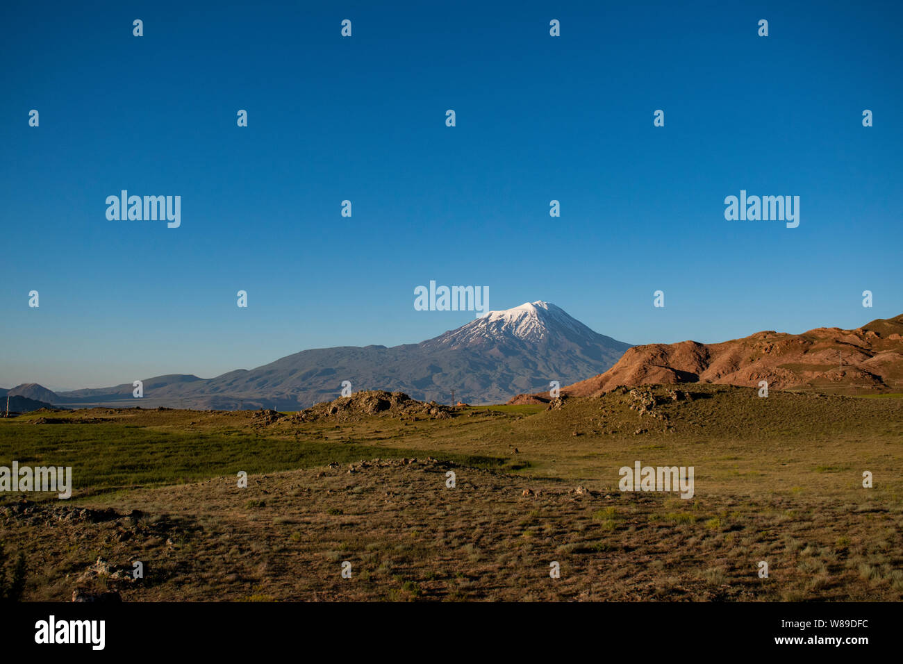 Mount Ararat, Agri Dagi, the highest mountain in the extreme east of ...