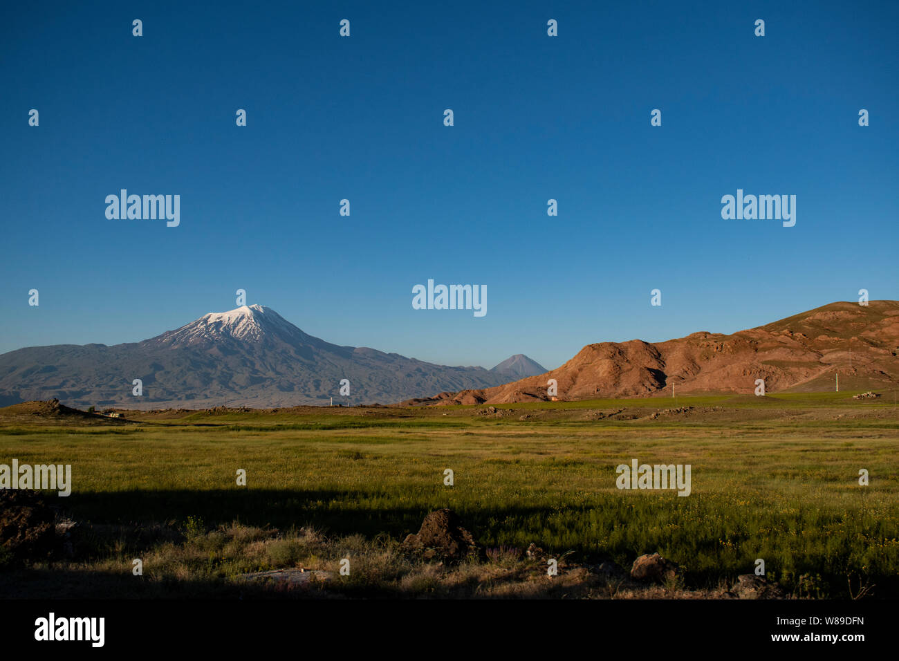 Mount Ararat, Agri Dagi, the highest mountain in the extreme east of ...