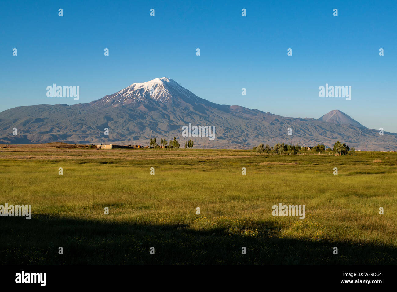 Mount Ararat, Agri Dagi, the highest mountain in the extreme east of ...