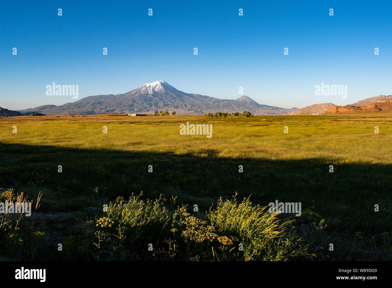 Mount Ararat, Agri Dagi, the highest mountain in the extreme east of ...