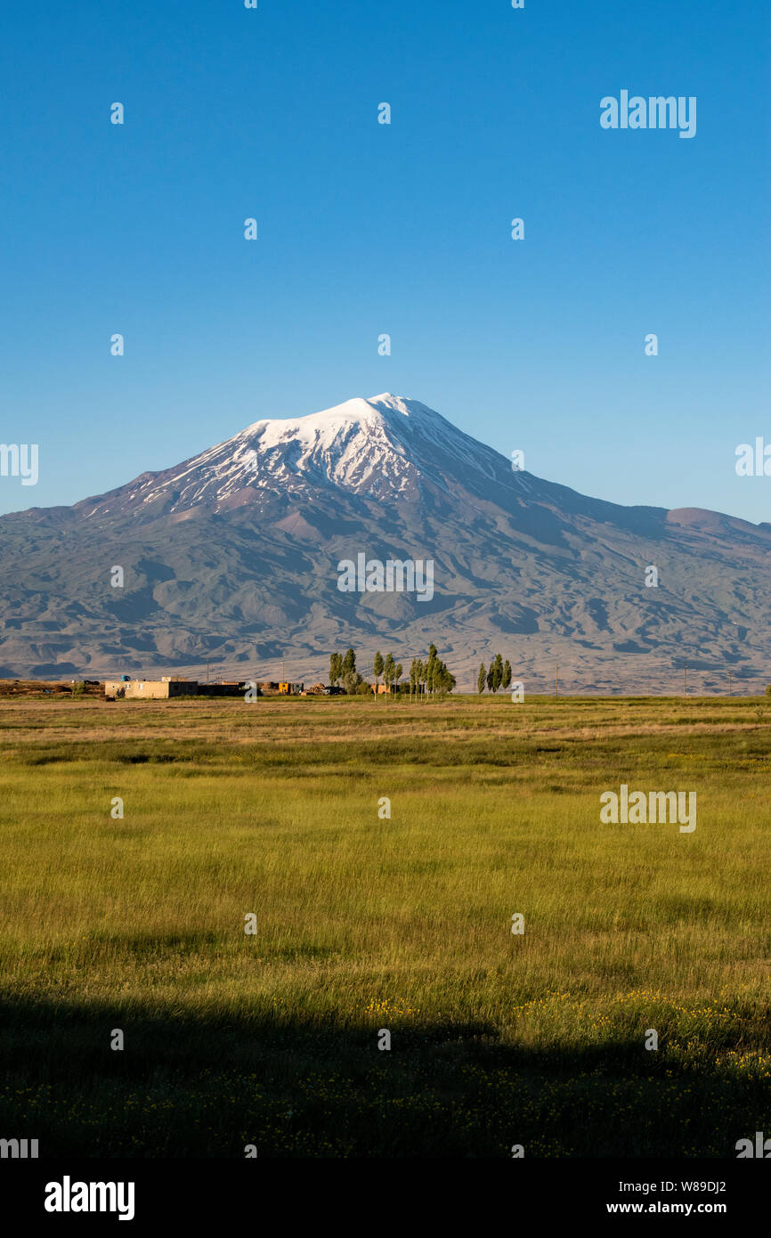Mount Ararat, Agri Dagi, the highest mountain in the extreme east of ...
