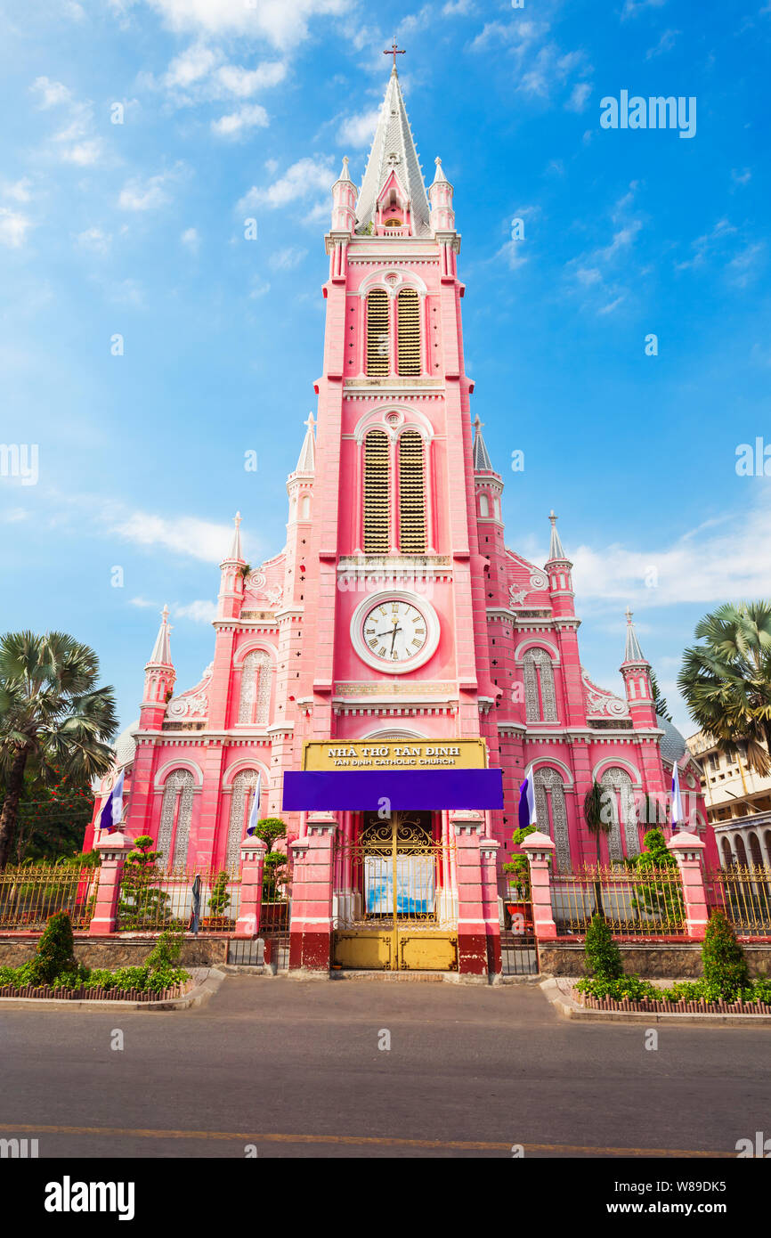 Tan Dinh parish church or Church of the Sacred Heart of Jesus is a ...