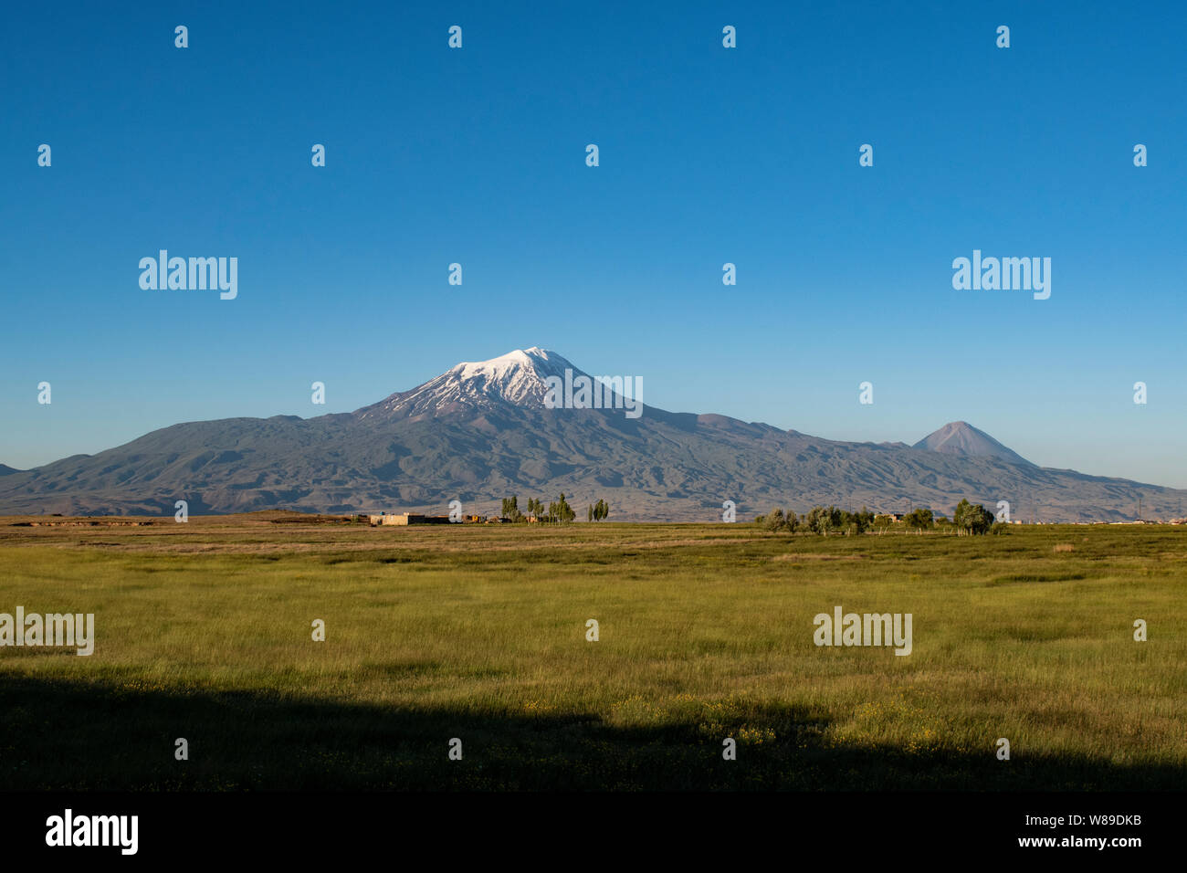 Mount Ararat, Agri Dagi, the highest mountain in the extreme east of ...