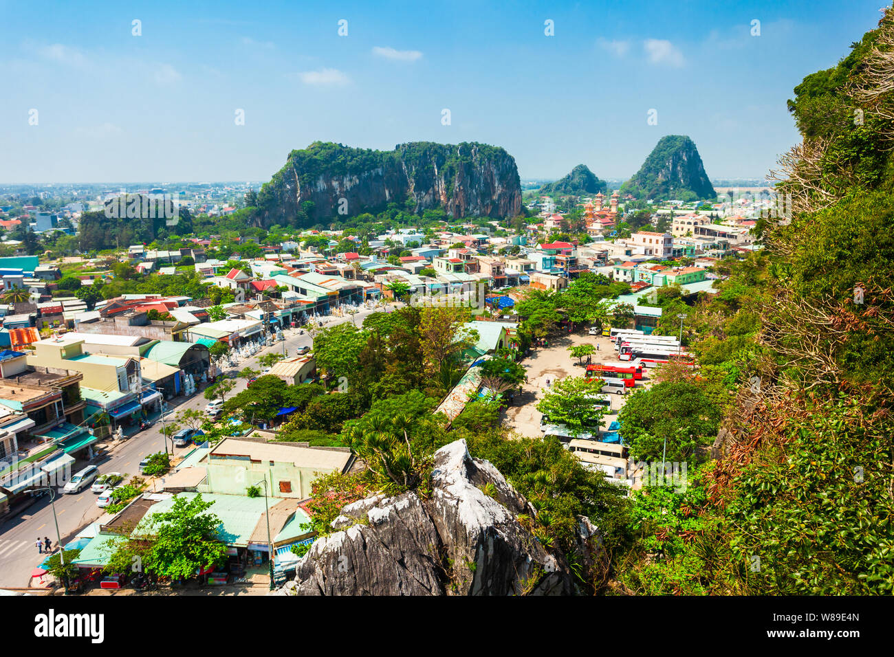 Danang marble mountains is the most important tourist destination in Da ...
