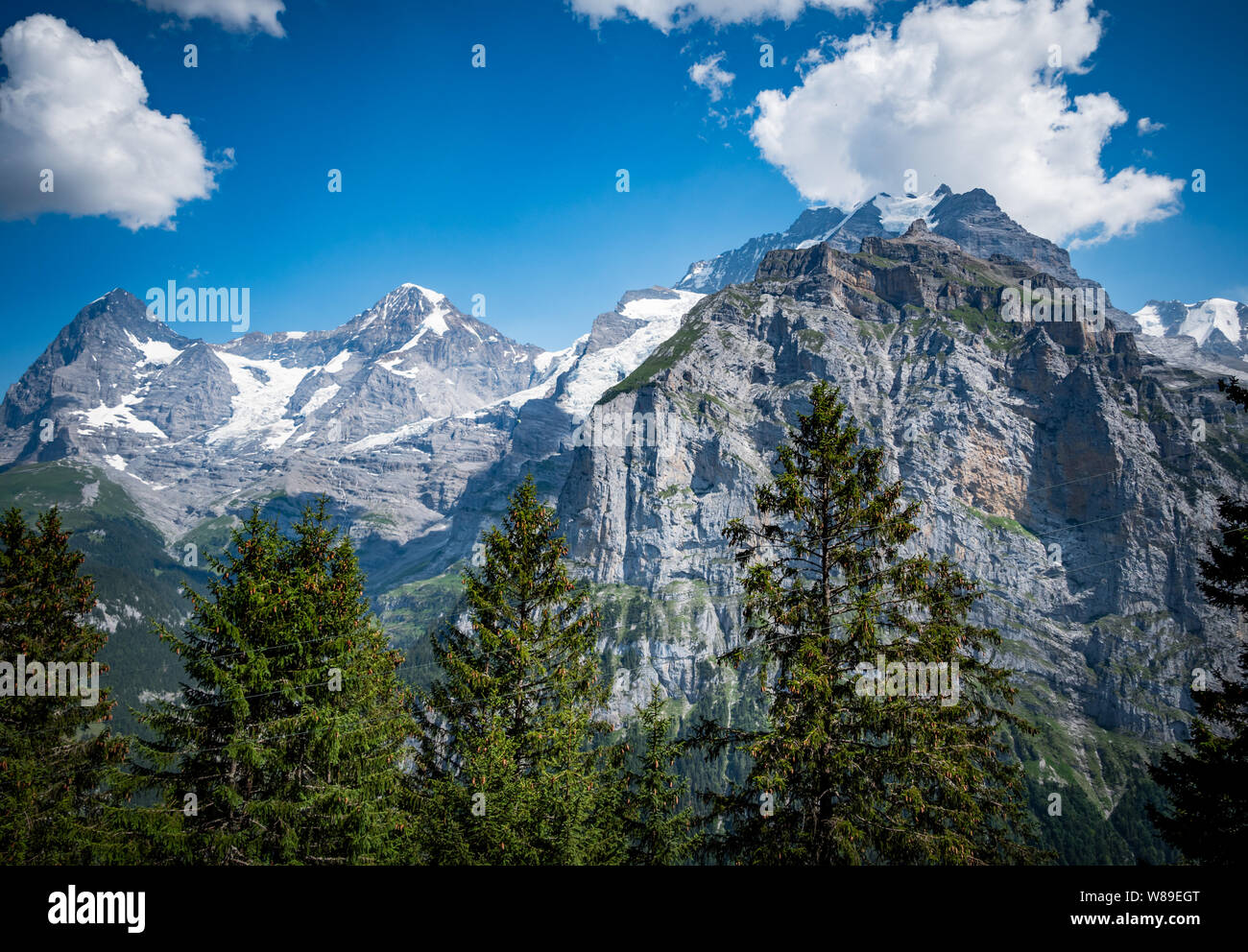 The impressive mountains and glaciers in the Swiss Alps - travel ...
