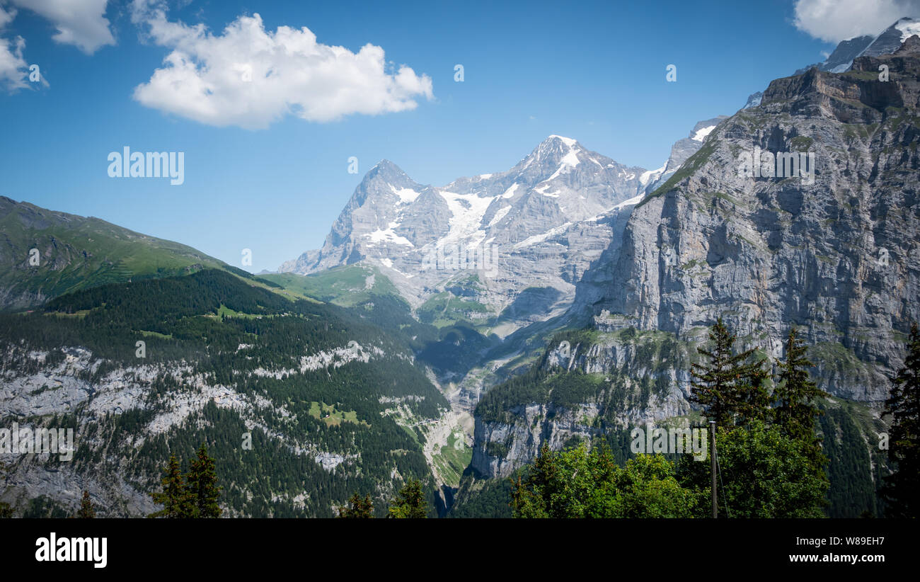 The impressive mountains and glaciers in the Swiss Alps - travel ...