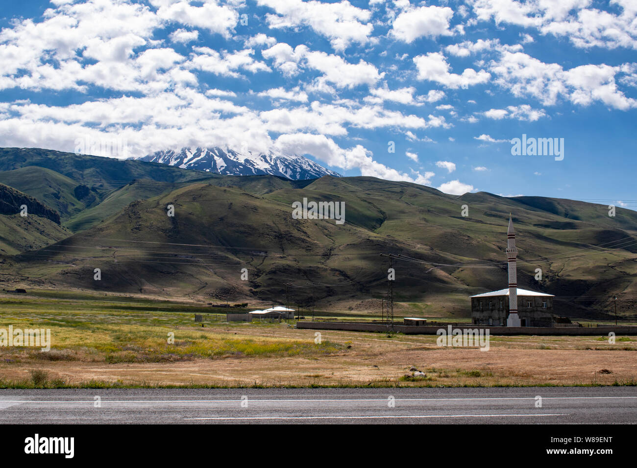 Mount Ararat, Agri Dagi, the highest mountain in the extreme east of ...