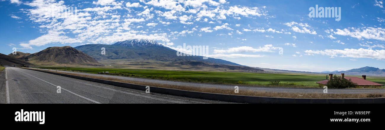 Mount Ararat, Agri Dagi, the highest mountain in the extreme east of ...