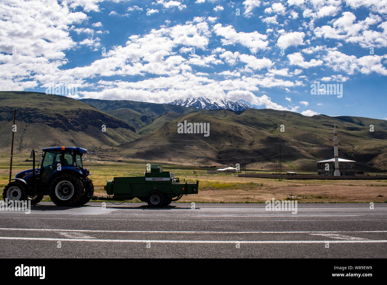 Mount Ararat, Agri Dagi, the highest mountain in the extreme east of ...