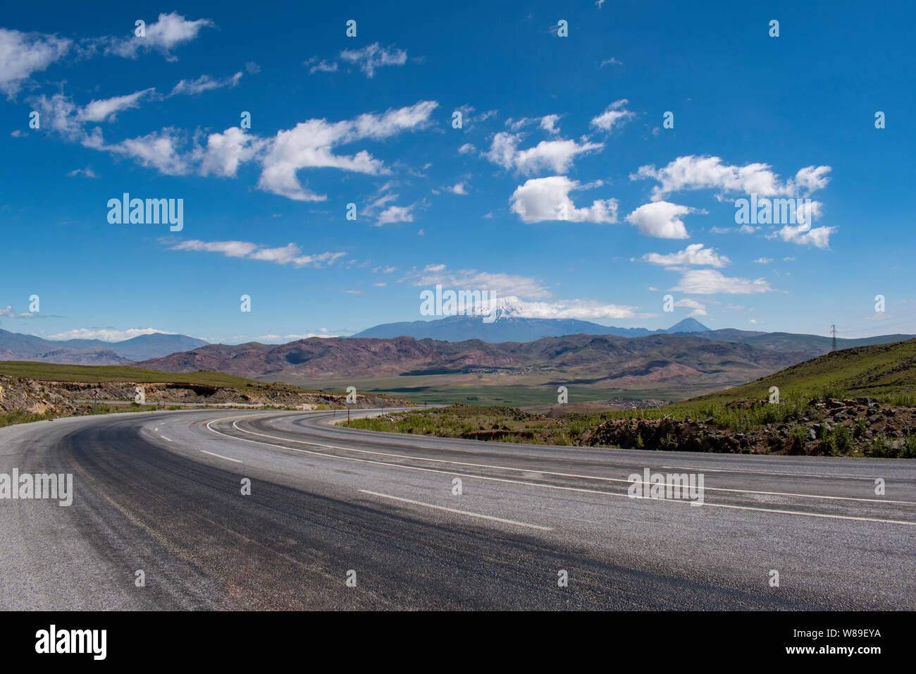 Mount Ararat, Agri Dagi, the highest mountain in the extreme east of ...