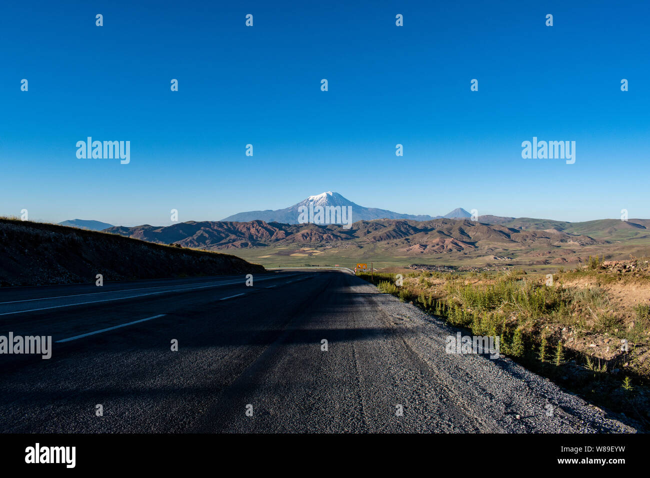 Mount Ararat, Agri Dagi, the highest mountain in the extreme east of ...