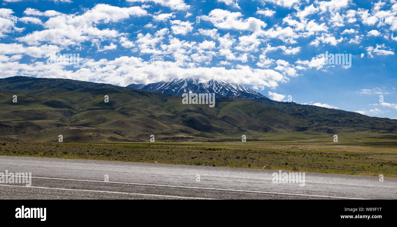 Mount Ararat, Agri Dagi, the highest mountain in the extreme east of ...