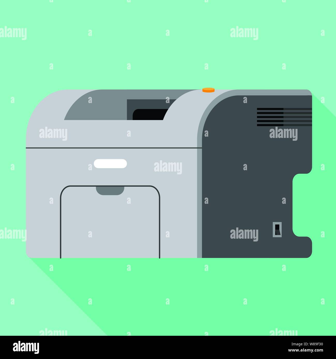 Printer icon. Flat illustration of printer vector icon for web design ...