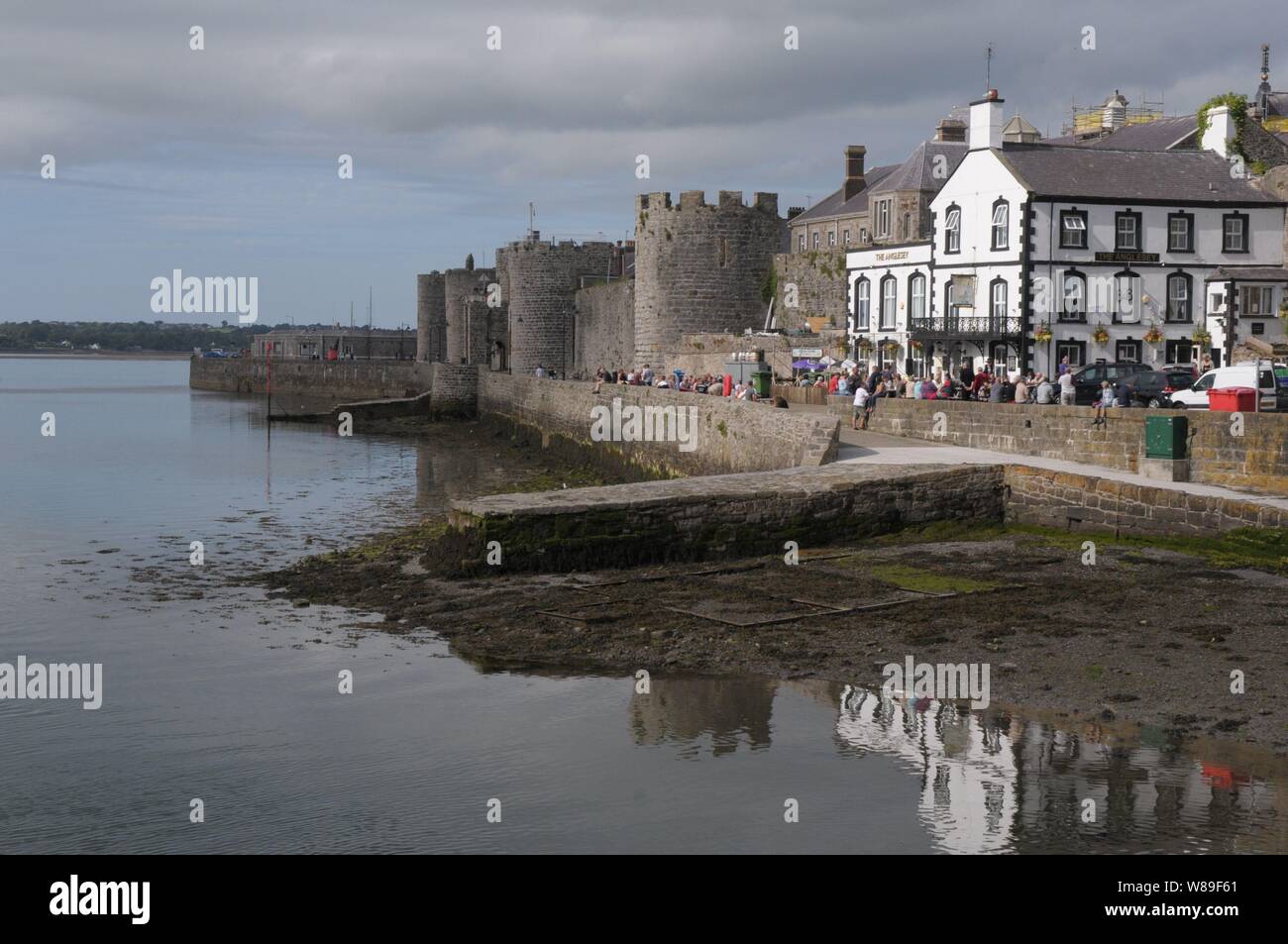 Caernarfon Castle, Caernarfon, Gwynedd, Wales, UK Stock Photo - Alamy