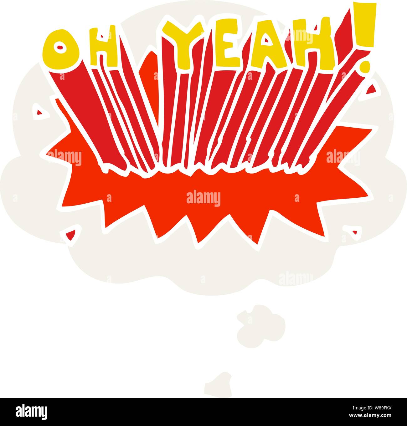 Cartoon yeah shout hi-res stock photography and images - Alamy