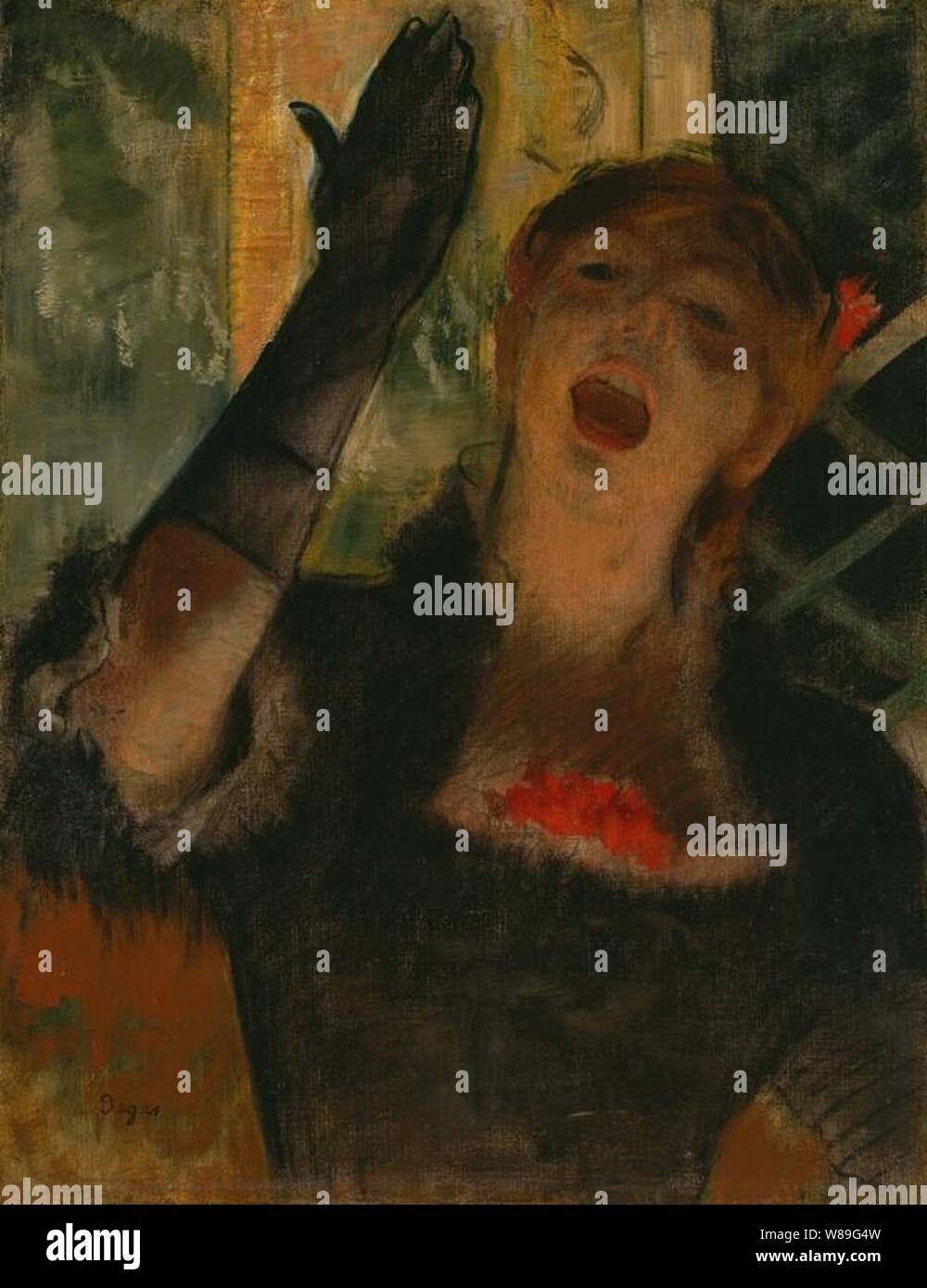 Café Singer 1879 Edgar Degas Stock Photo - Alamy