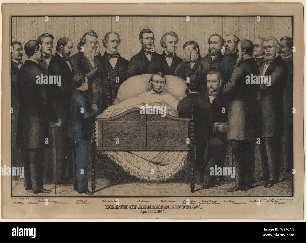 Death of abraham lincoln hi-res stock photography and images - Alamy