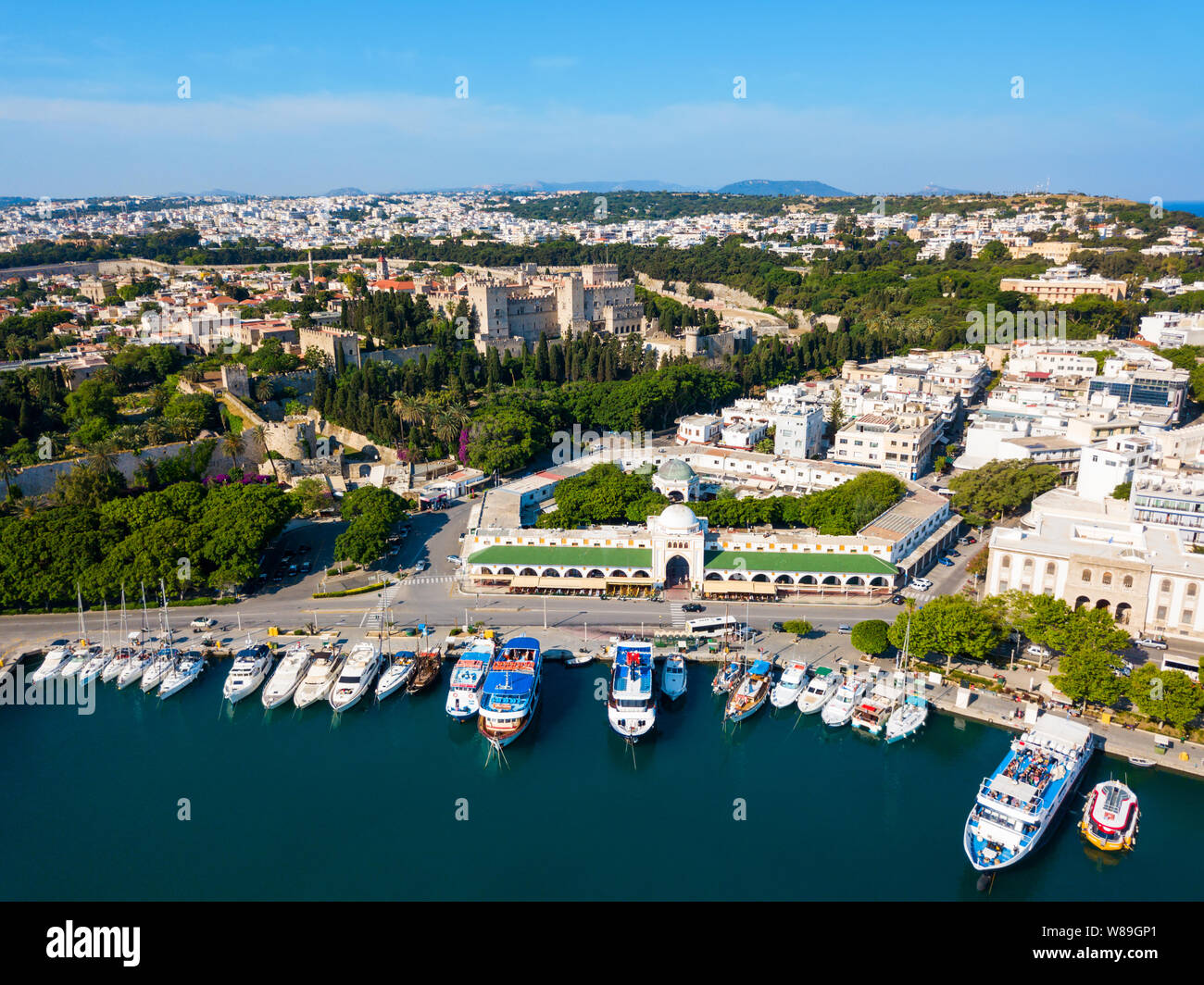 Aerial fort rhodes hi-res stock photography and images - Alamy