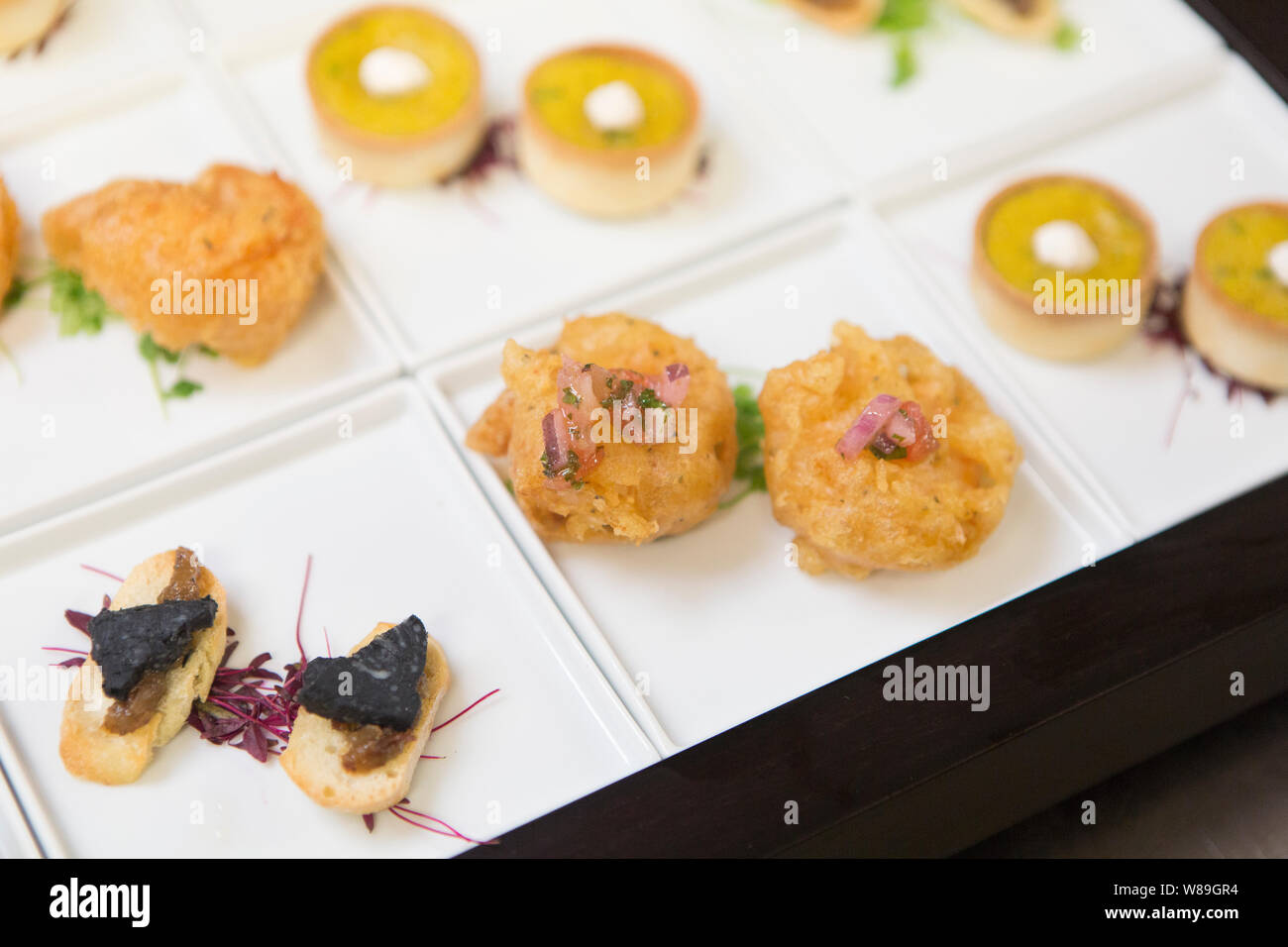 Waitress serving canapes hi-res stock photography and images - Alamy