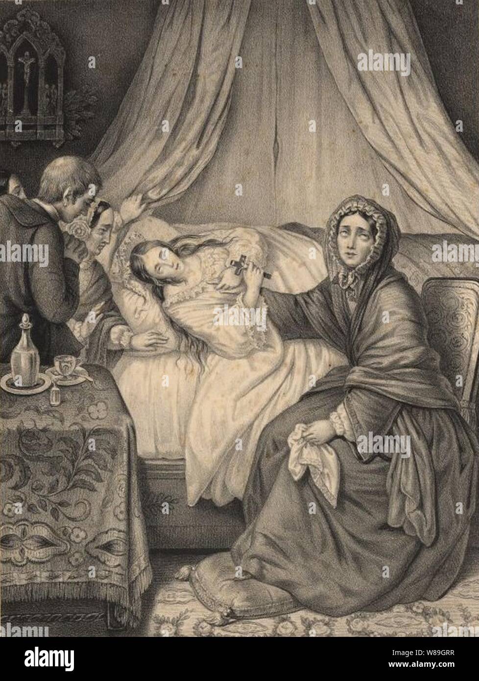 Death of princess maria amelia Stock Photo - Alamy