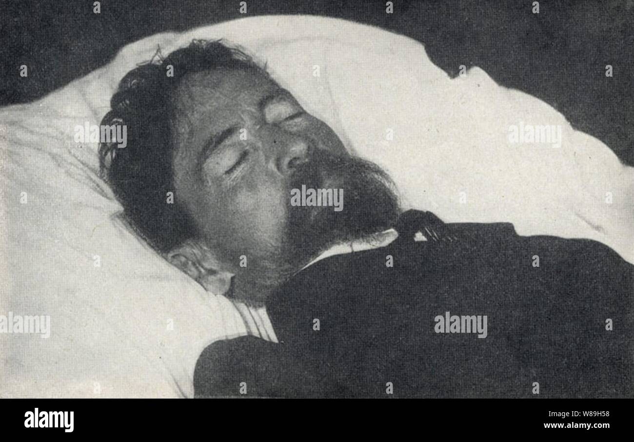 Deathbed photo of Anton Chekhov Stock Photo - Alamy