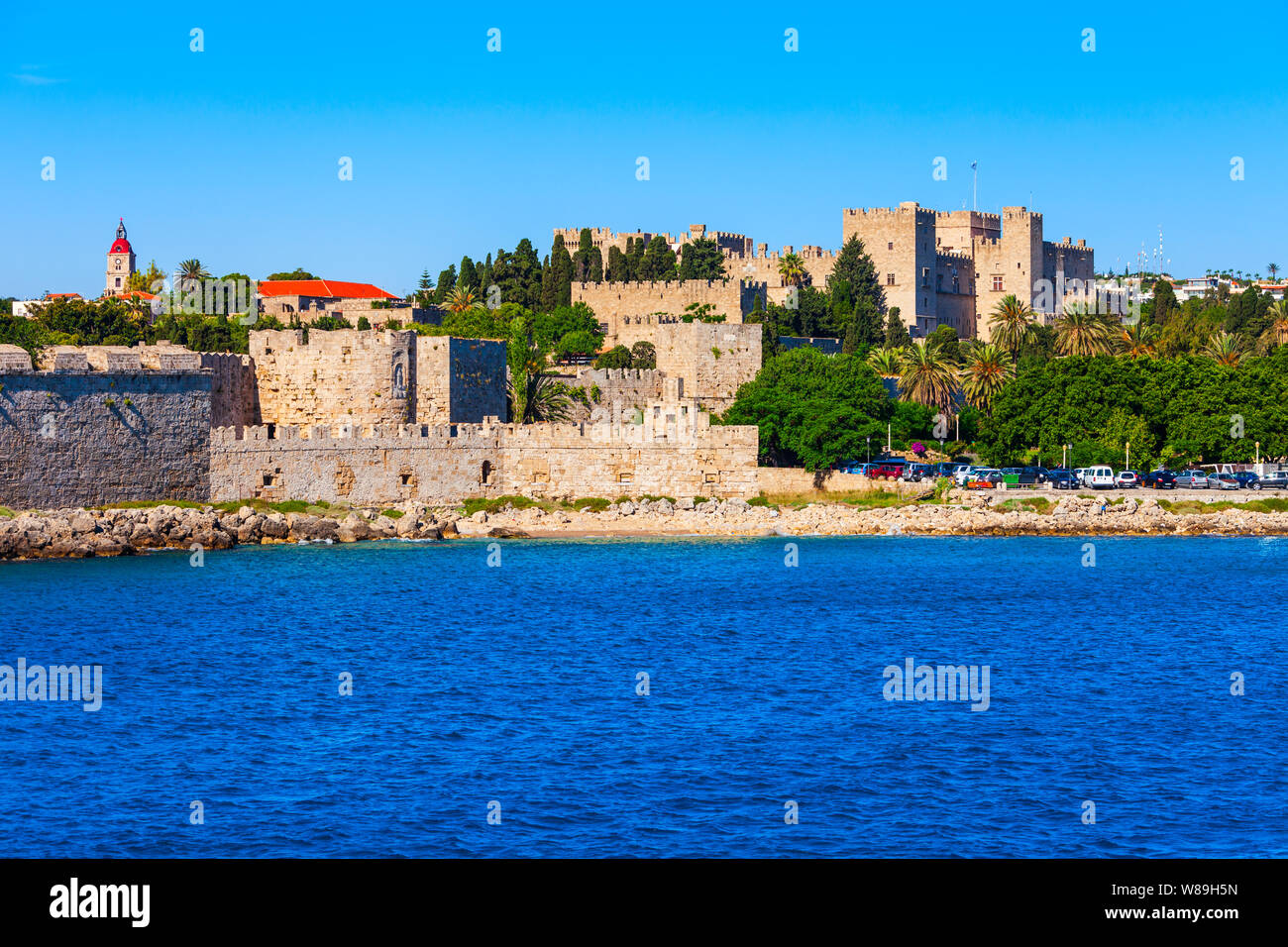 Rhodes town landscape rhodos hi-res stock photography and images - Alamy