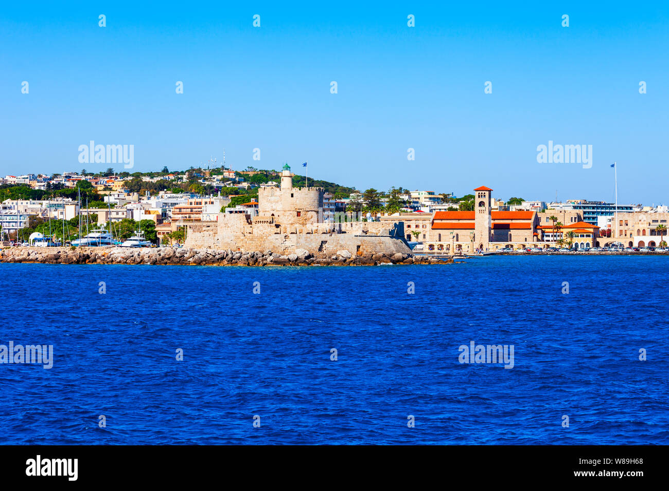 Aerial fort rhodes hi-res stock photography and images - Alamy