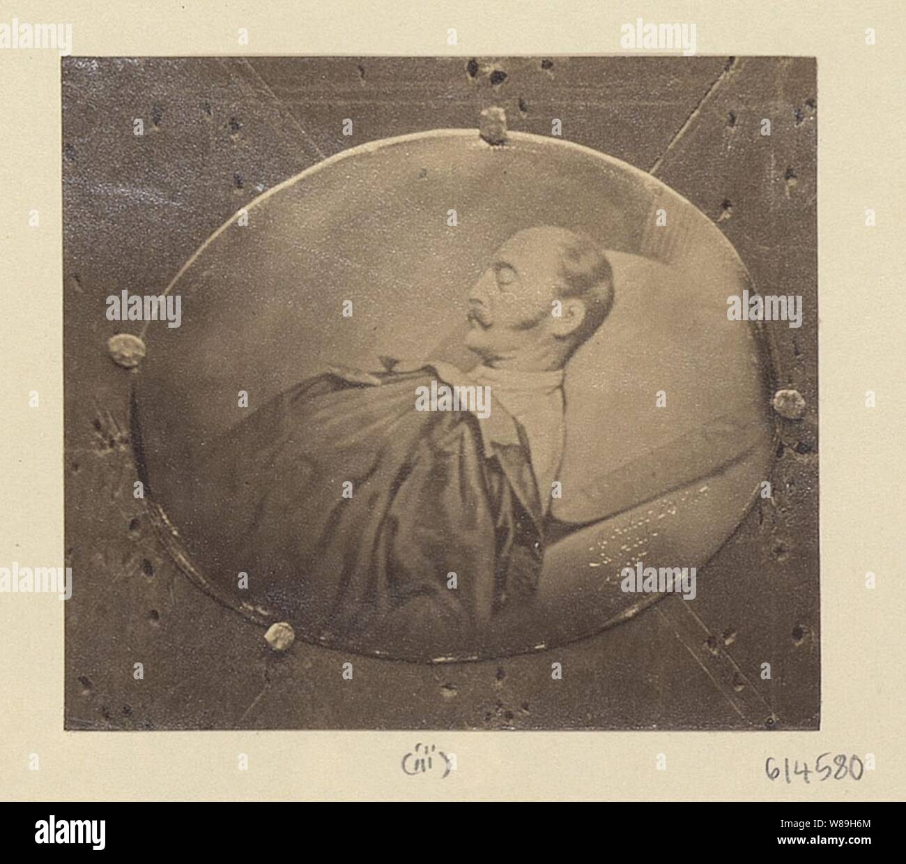 Deathbed portrait of Nicholas I of Russia (print Stock Photo - Alamy