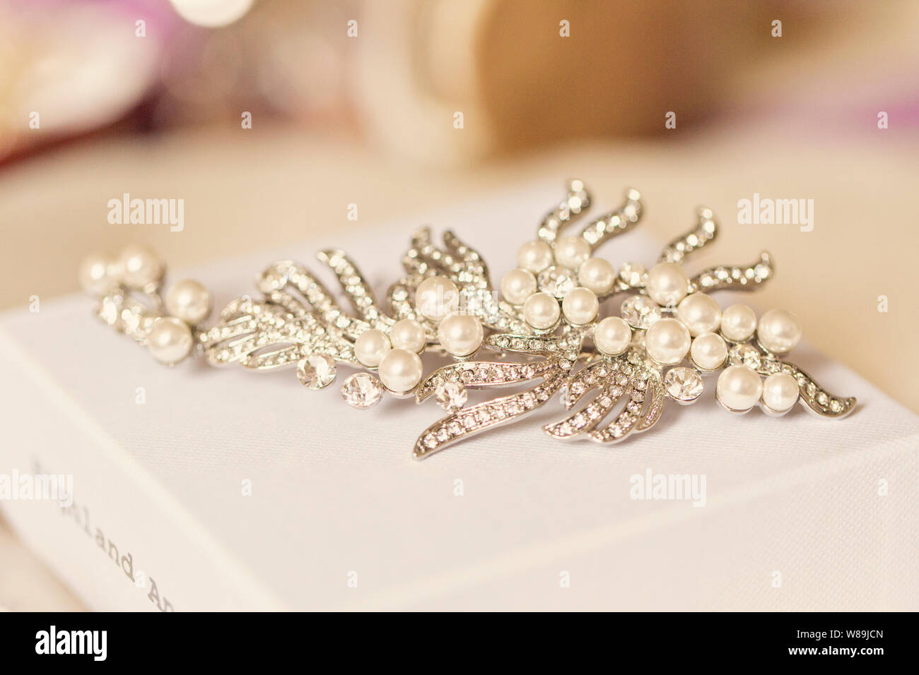 Vintage bridal accessories hi-res stock photography and images - Alamy