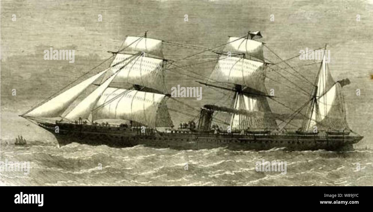 Deccan (1868) Steam Ship Stock Photo - Alamy