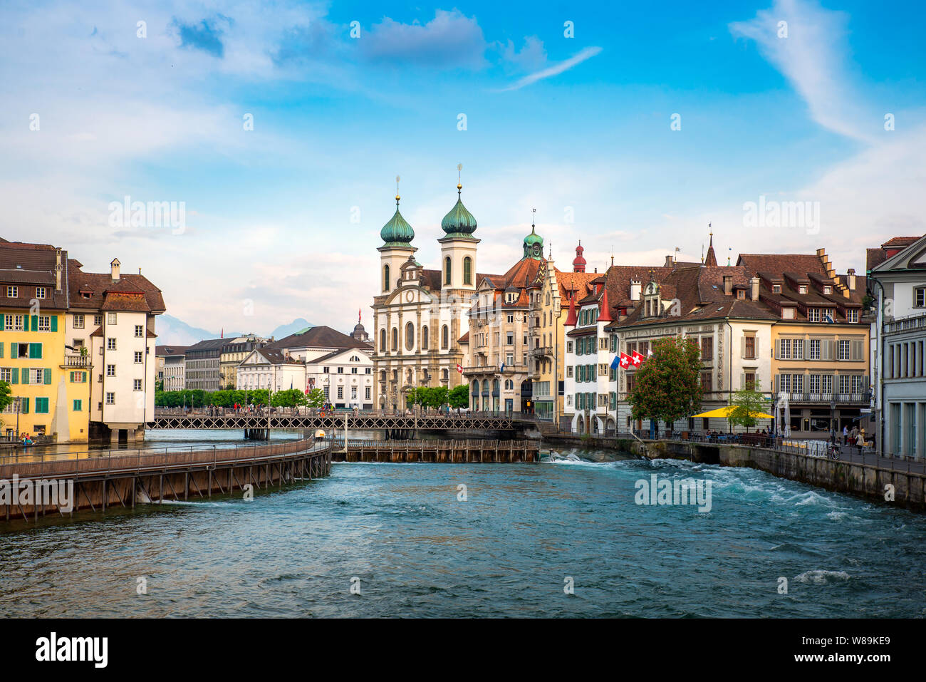 City buildings lucerne hi-res stock photography and images - Alamy